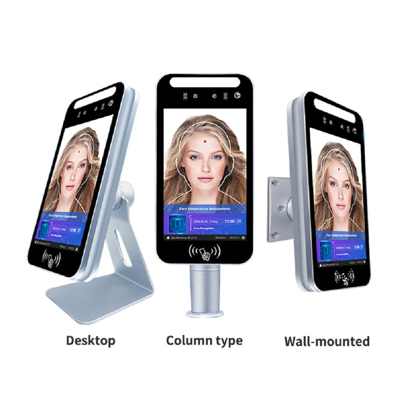 8 Inch Biometric Facial Recognition System Face Reader Attendance ...