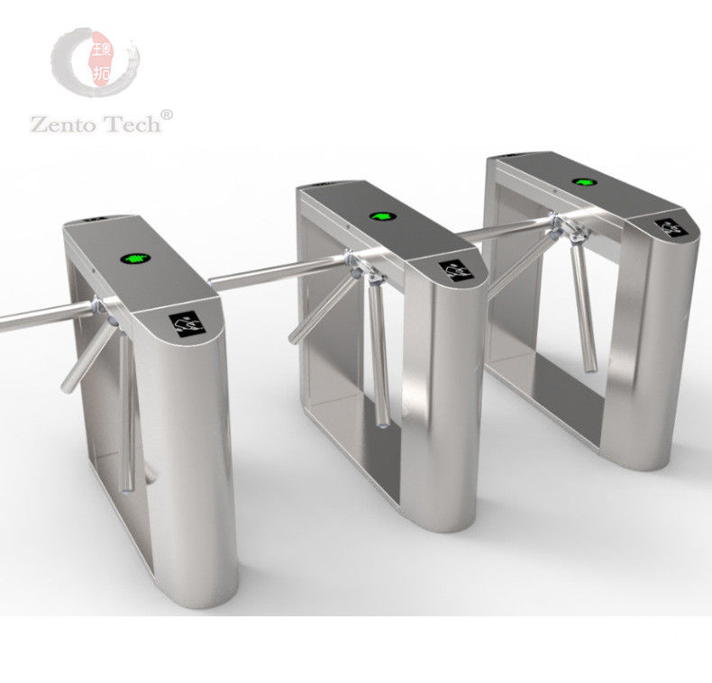 Bi-Directional Access Control Biometric Tripod Turnstile 24V