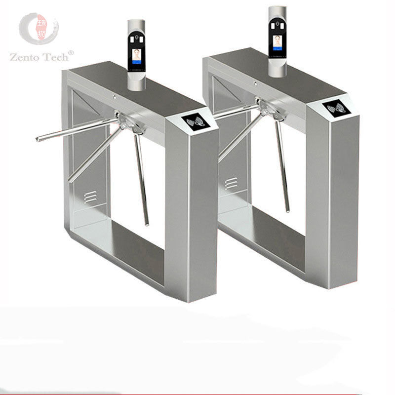 304 Stainless Steel Vertical Tripod Half Height Turnstile Gate IP54