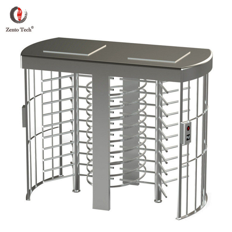 2mm SUS 304 Automatic Systems Turnstiles Full Height Gate 550mm