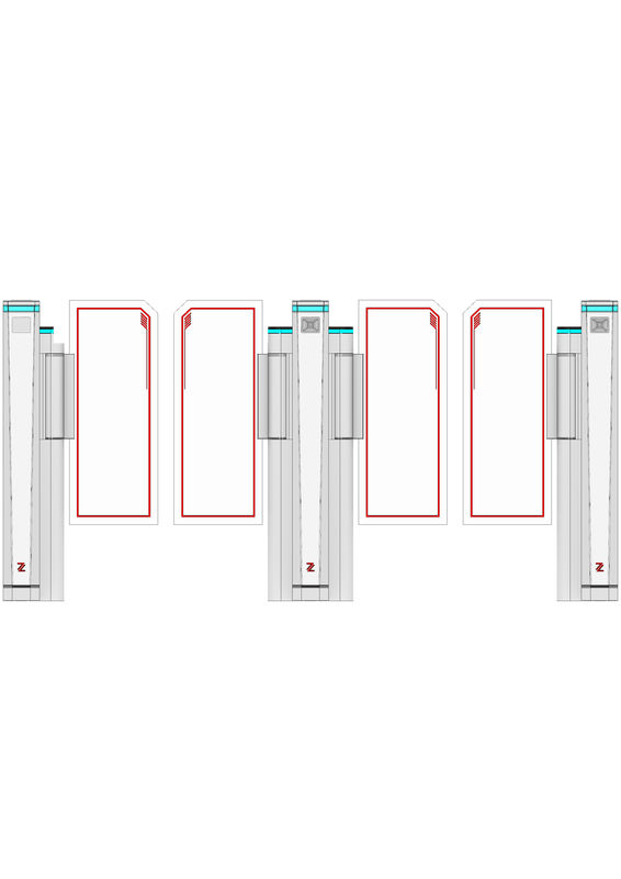 Acrylic Barrier Speed Gate Access Control Gym Turnstile IP65