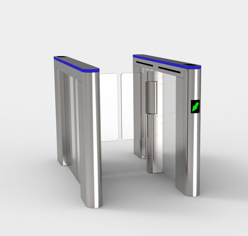 304 Stainless Steel Automatic Turnstile Flap Barrier Gate Entrance ...