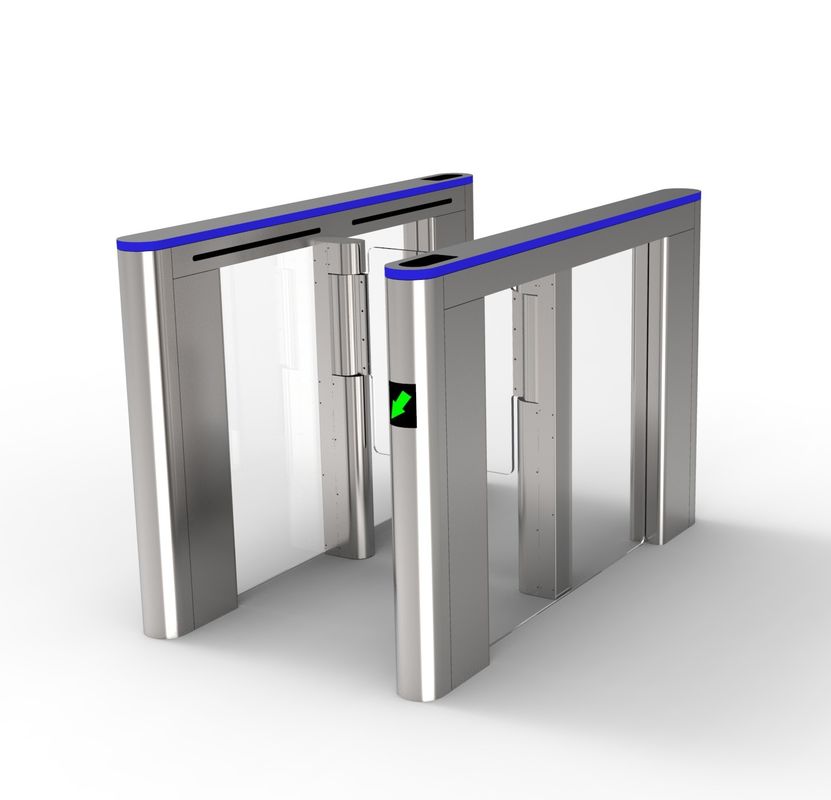 304 Stainless Steel Automatic Turnstile Flap Barrier Gate Entrance ...