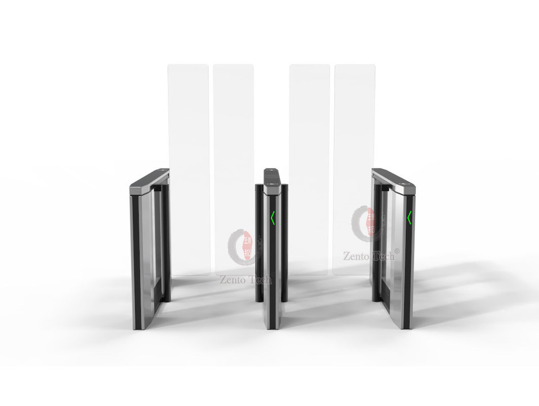 316 Stainless Steel Speedlane Swing Turnstile High Speed Gate Bidirectional