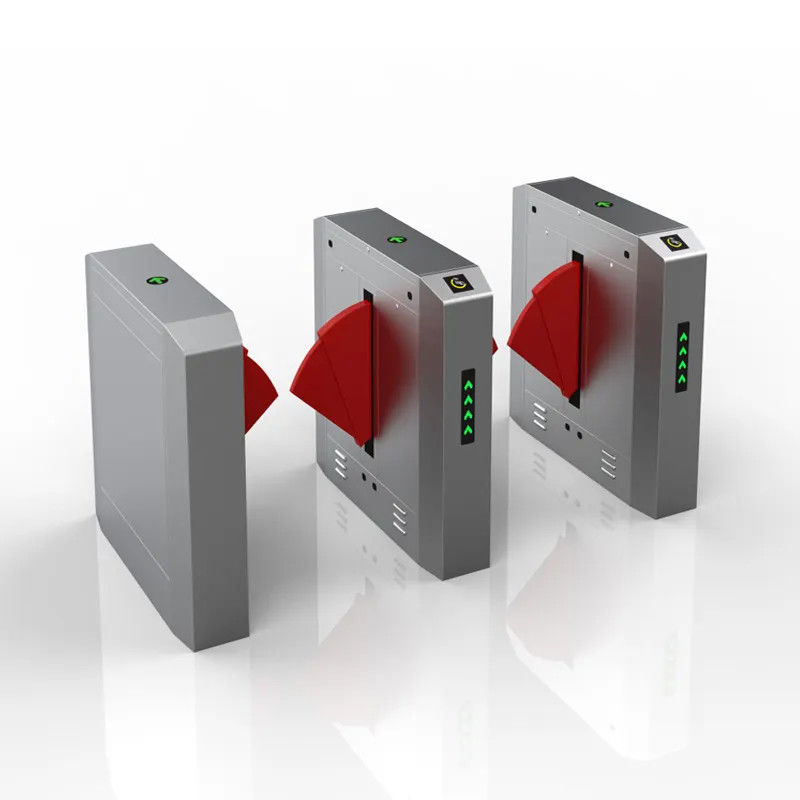 Acrylic Flap Pedestrian Turnstiles Gate Solution 1400*300*980mm