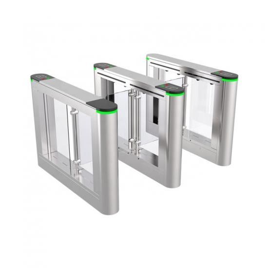 1.2mm SUS 304 Hairline 400 Swing Gate Turnstile Biometric Access Control