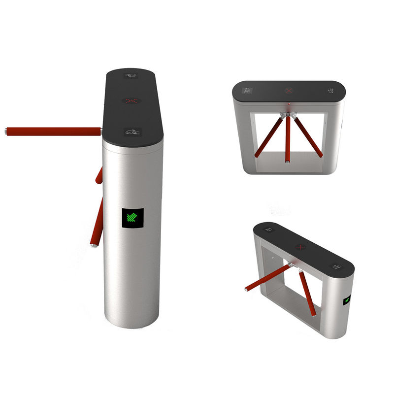 316 Stainless Steel Gym Access Control Tripod Turnstile Gate IP54