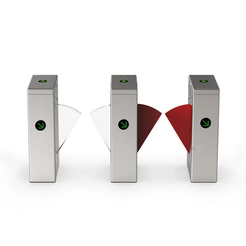 CNC Laser Cutting Automatic Flap Barrier Turnstile Emergency Open