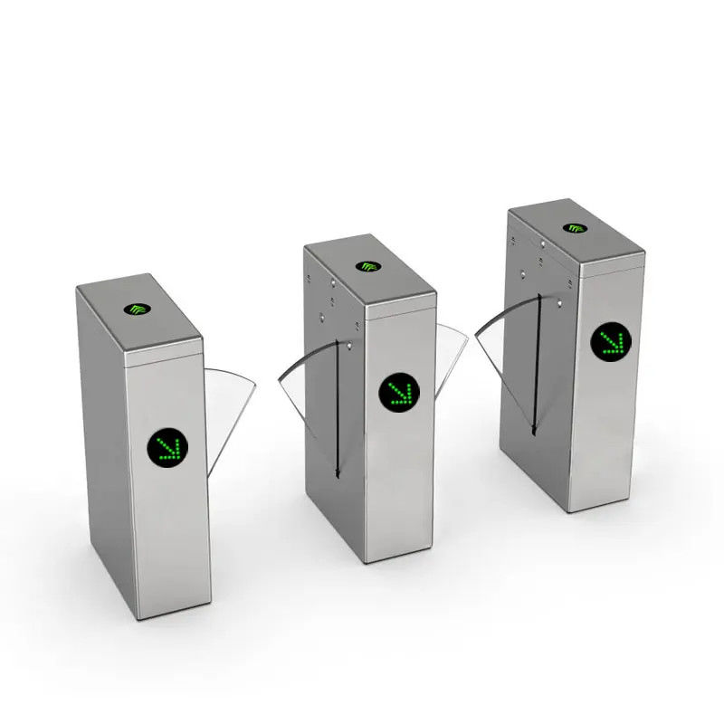 CNC Laser Cutting Automatic Flap Barrier Turnstile Emergency Open