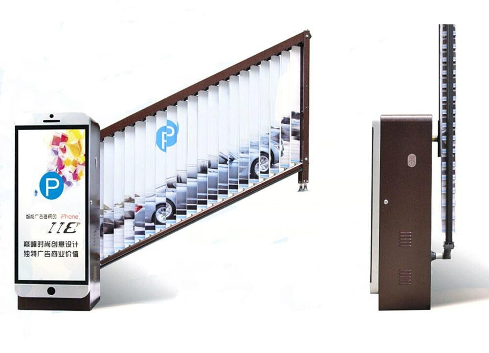 IP44 Stainless Steel Car Park Boom Gate Advertising OEM ODM