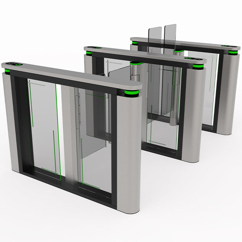 Floor Mounted Speed Lane Gate Turnstile Quick Pass Pedestrian Swing Gate
