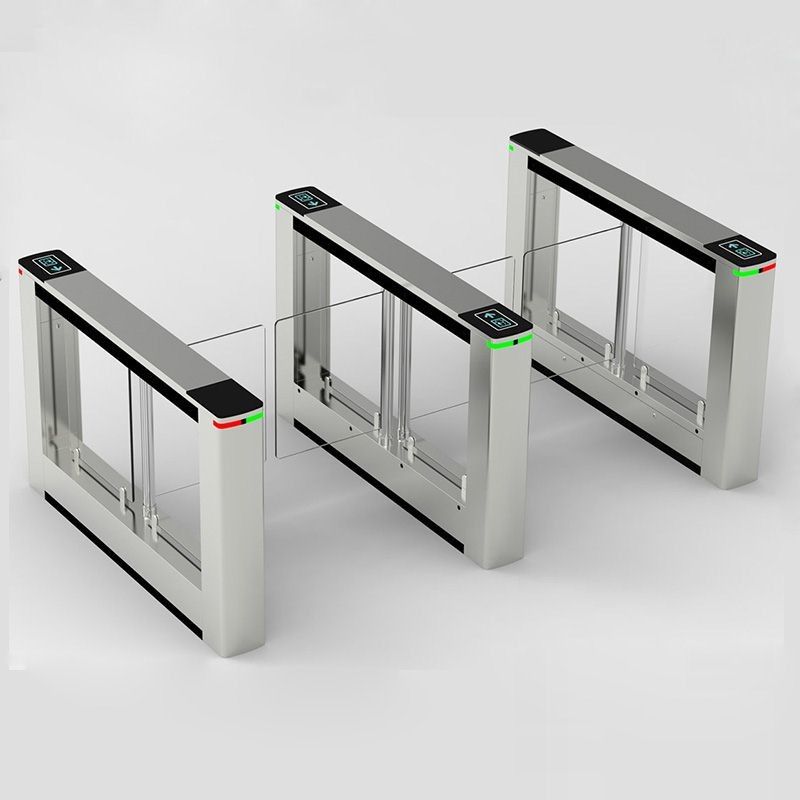 Outdoor Traffic Counters 220V Swing Turnstile Gate Biometric Authentication