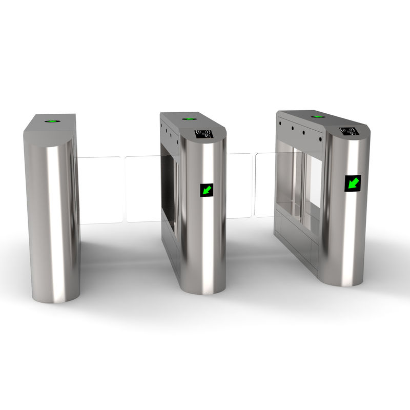 Optical Swing Turnstile By Swiping Card RFID Intelligent Collector For ...