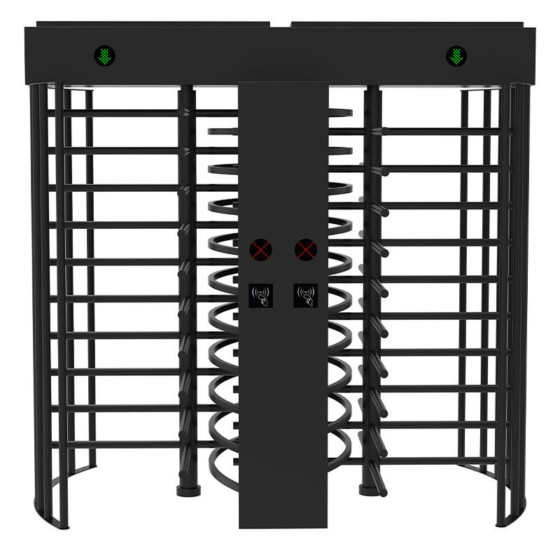 Security Revolving Gate Dual Channel Access Control System Full Height ...