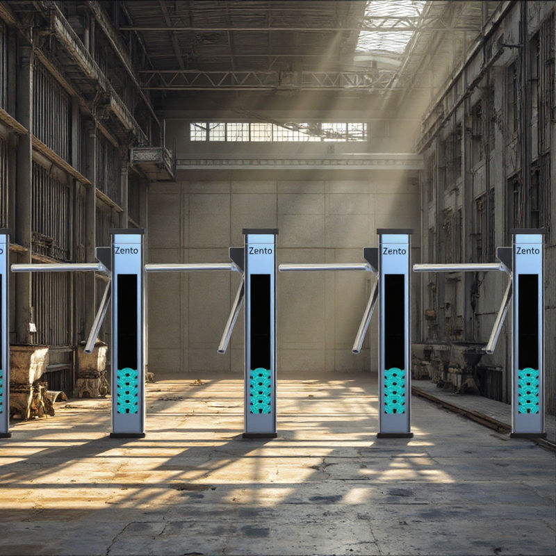 Zento Access Control Face Recognition Tripod Turnstile Gate RS485 ...
