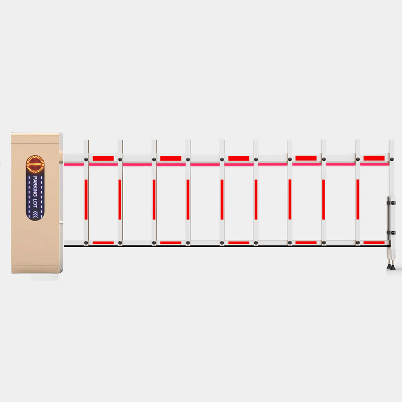 10M Ops 0.6s Open Parking Boom Gate with Iron Cabinet