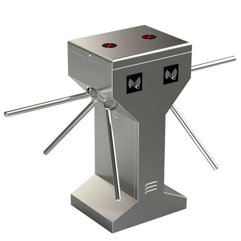 2 Ways Vertical Tripod Turnstile Tripod Access Control System 0.5NM/24V