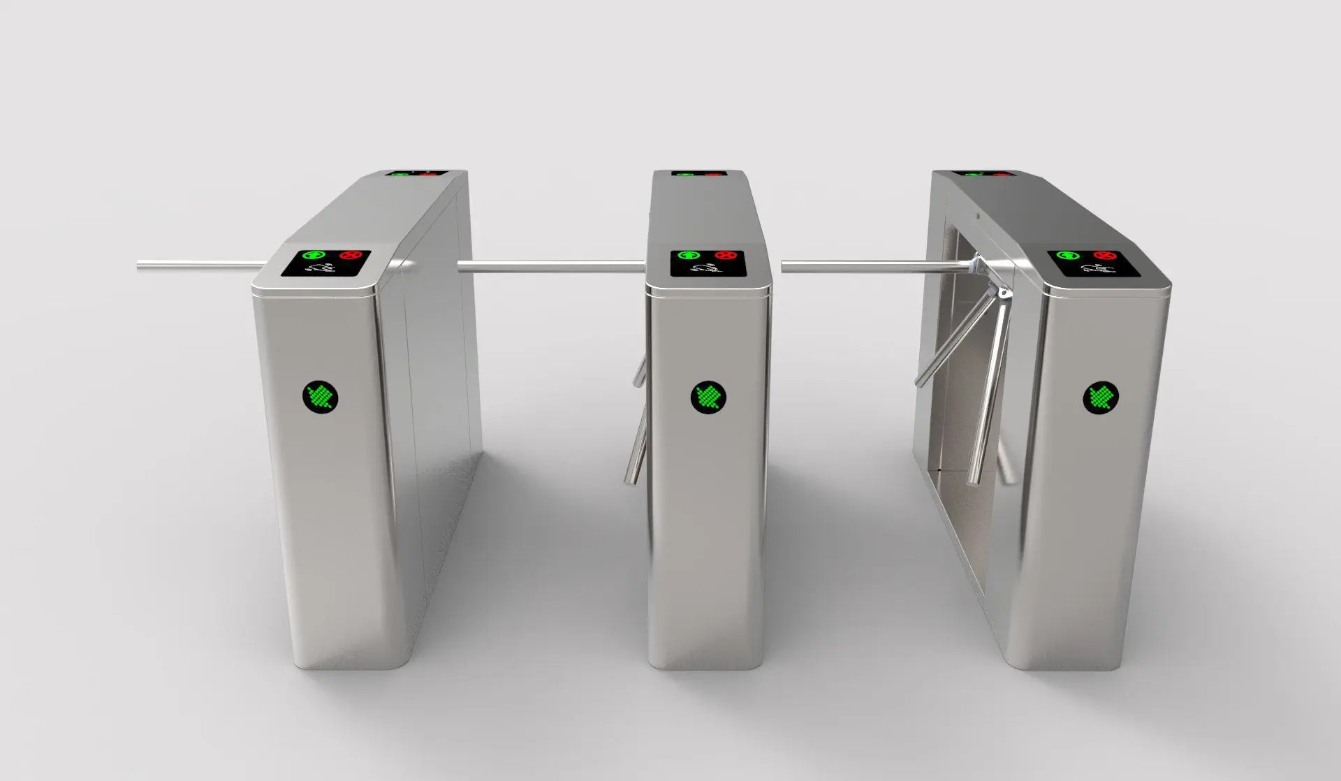 0.2s RFID Card Tripod Turnstile Access Control System IP54