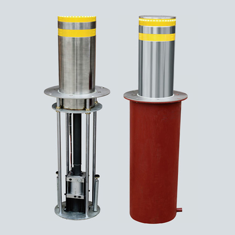 304 Stainless Steel Remote Control Hydraulic Rising Bollards 1.5kW
