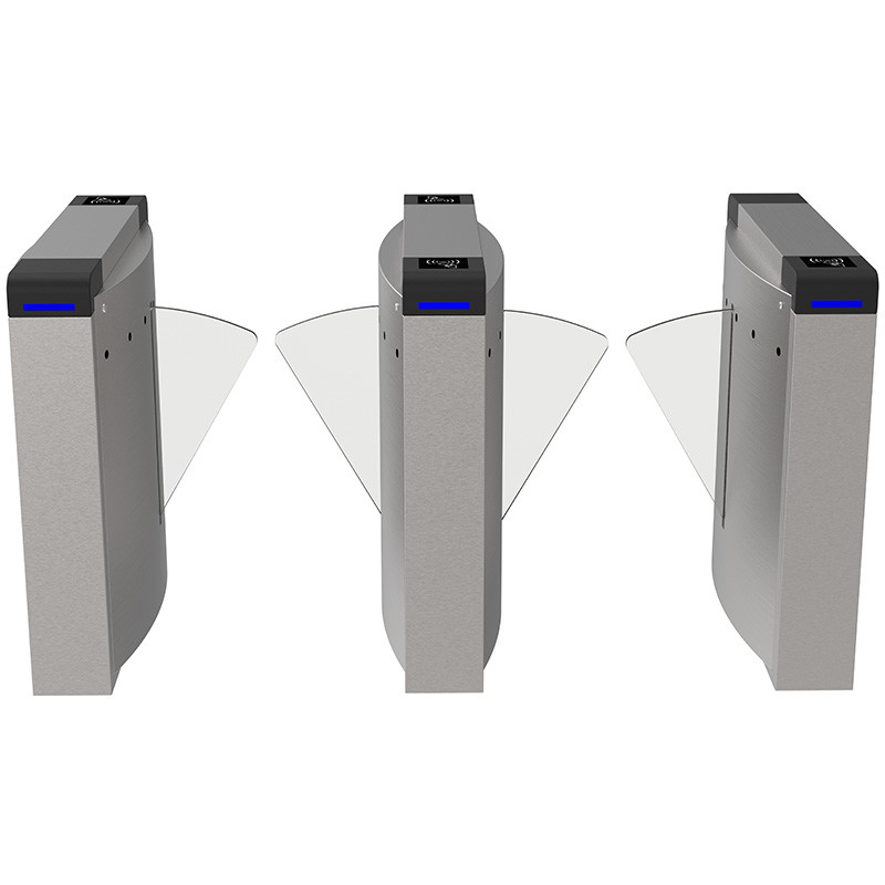 DC24V Construction Site Security Flap Barrier Turnstile Entrance Gates