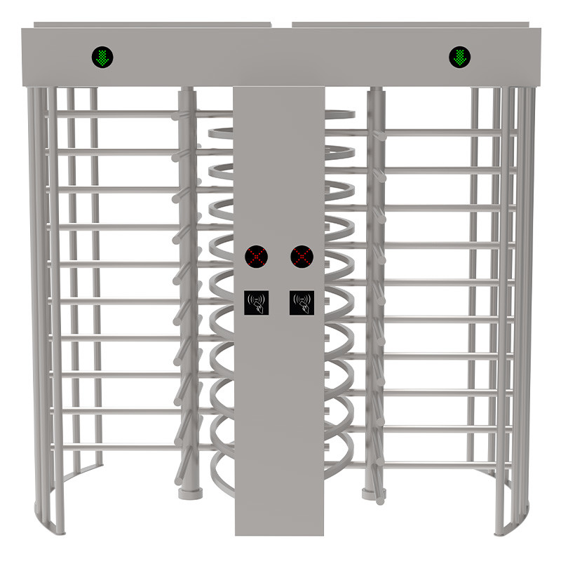 304 Stainless Steel Construction Site Full Height Turnstiles 40 Persons/Min
