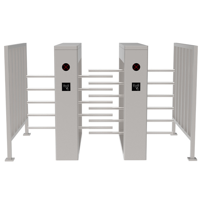 RS485 Half Height Turnstile Entrance Gates IP43 With Pedestrian Access ...