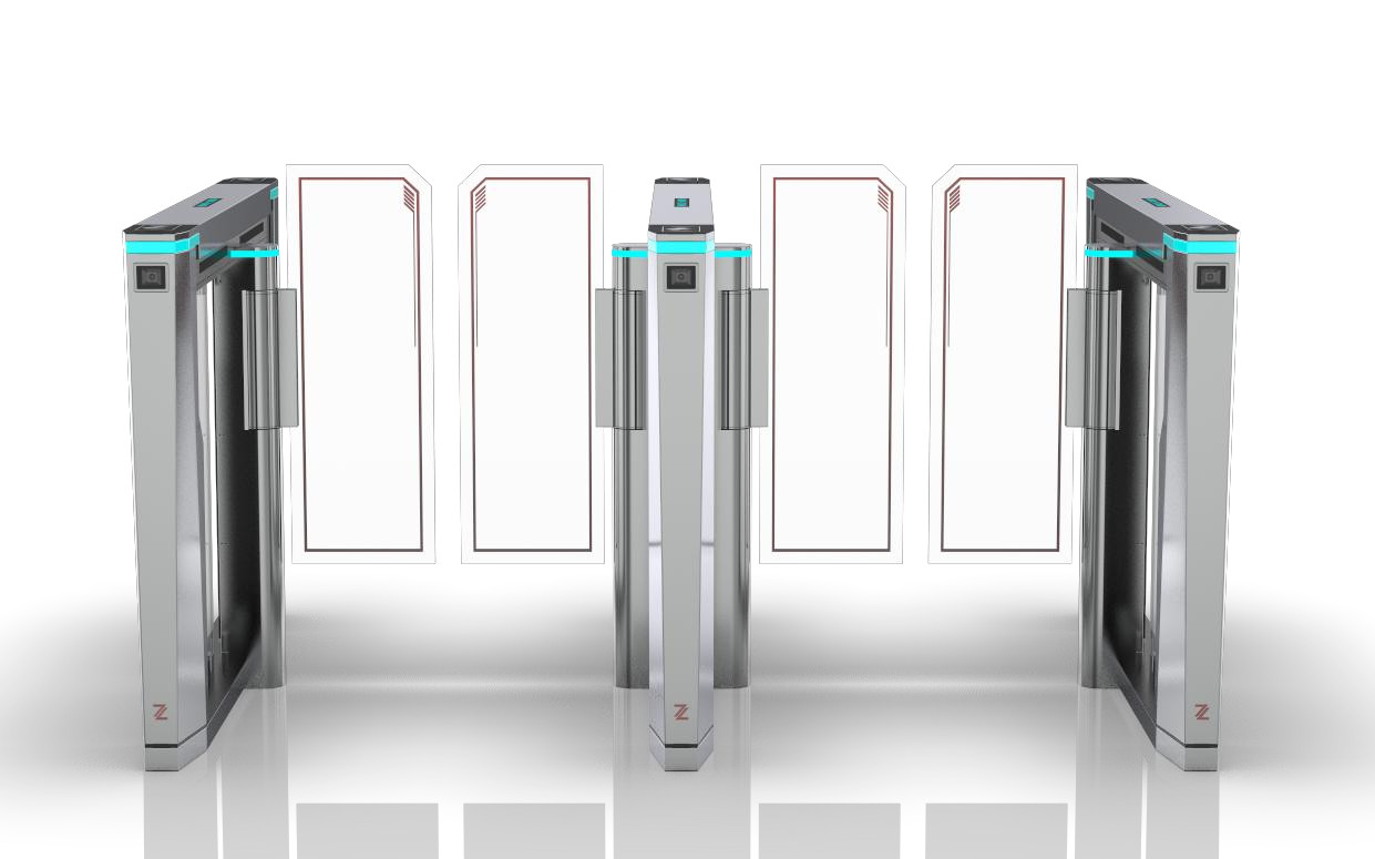 IP65 Acrylic Barrier Speed Lane Gate Turnstile With Face Recognition