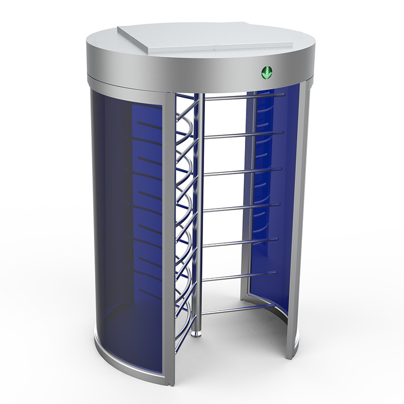 Rfid Card Reader Full Height Turnstile Double Lane For Security Airports