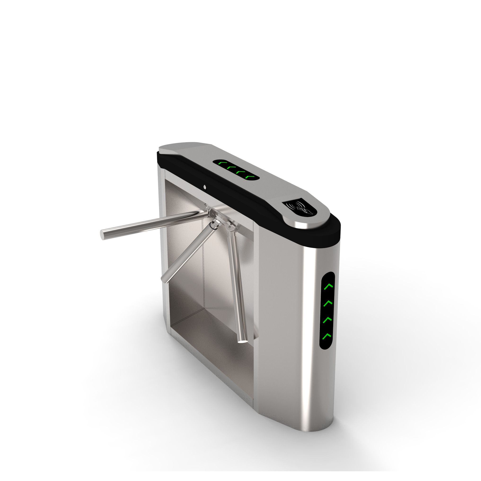 High Security Rfid Card Tripod Barrier Gate Access Control Pedestrian ...