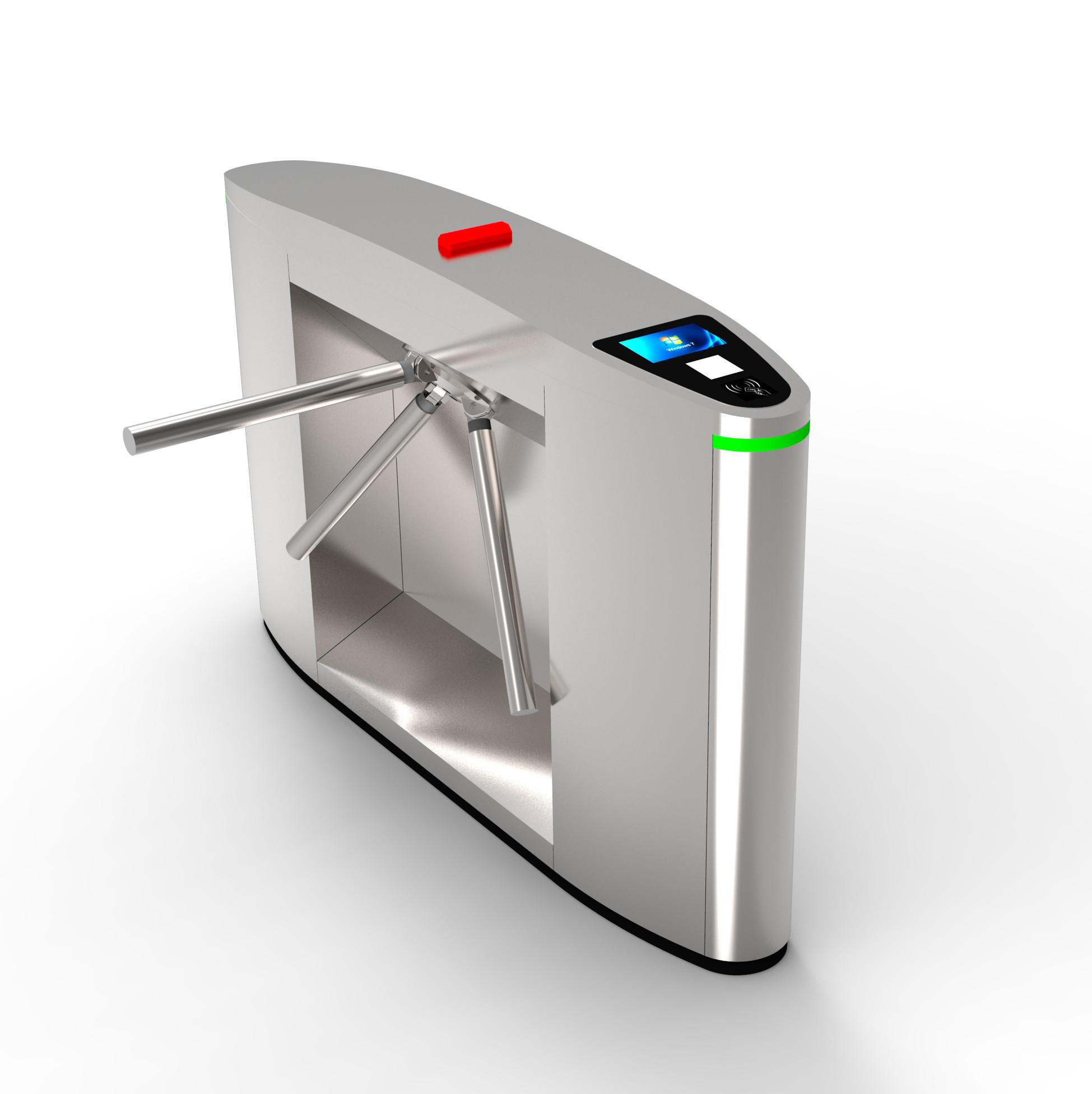 Security Tripod Turnstile Gate Efficient RFID Card Reader For Smooth Entry