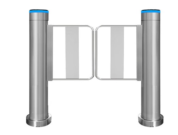 Cylindrical Speed Lane Turnstile Gate Strong Light and High Temperature ...