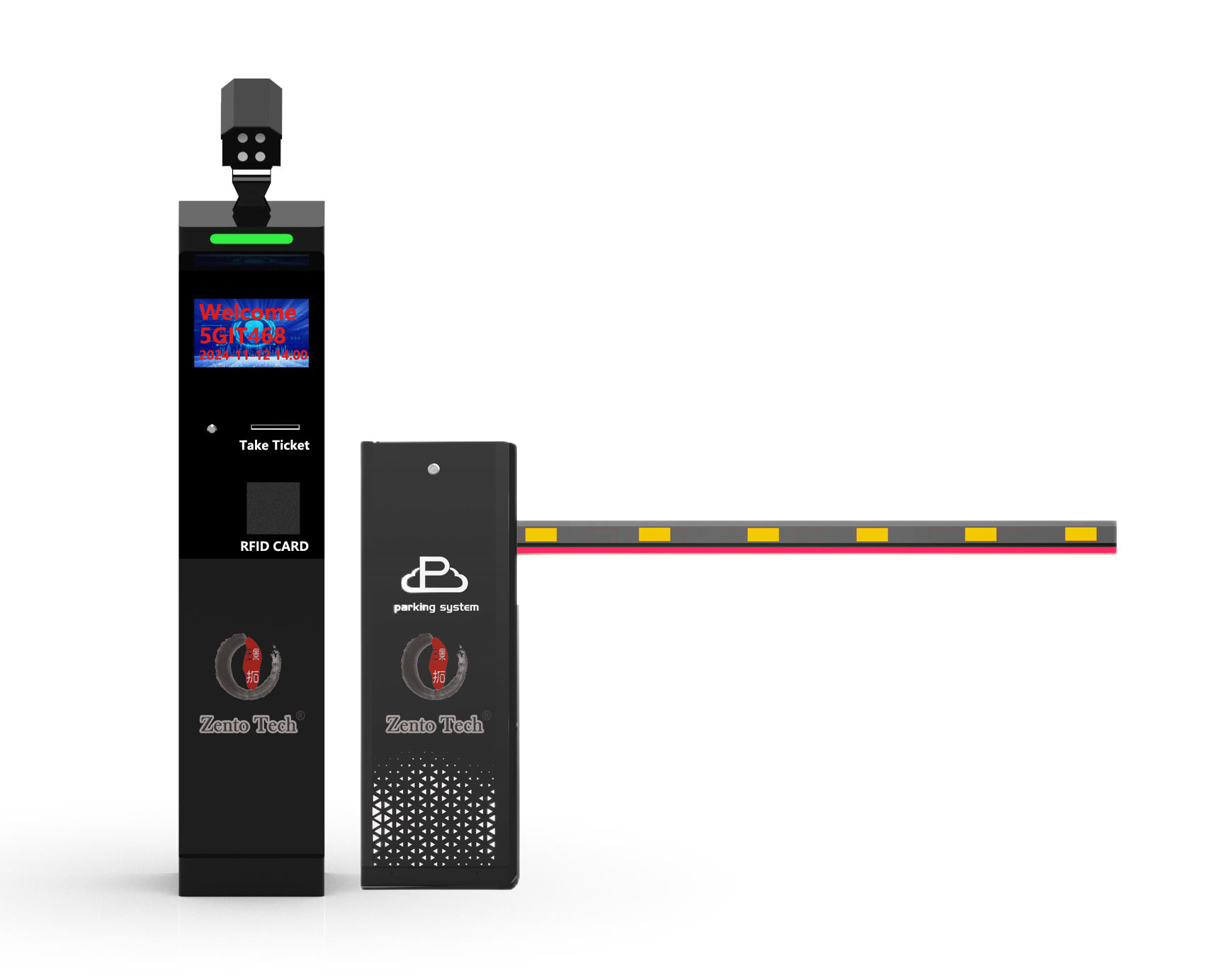 Smart Parking Management System All-in-One License Plate Card Ticket ...