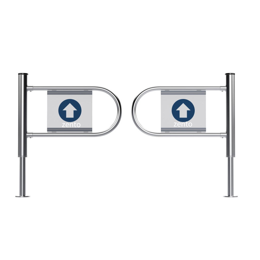 Zento Energy-Free Operation Rust-Proof Mechanism Manual Swing Turnstile ...