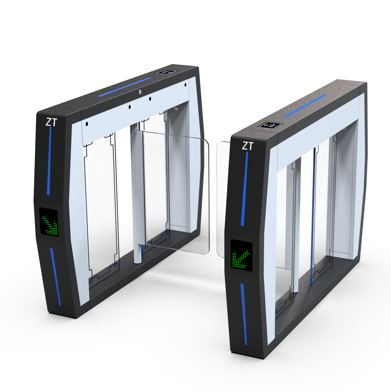 IP65 Waterproof Stainless Steel Swing Turnstile Gate