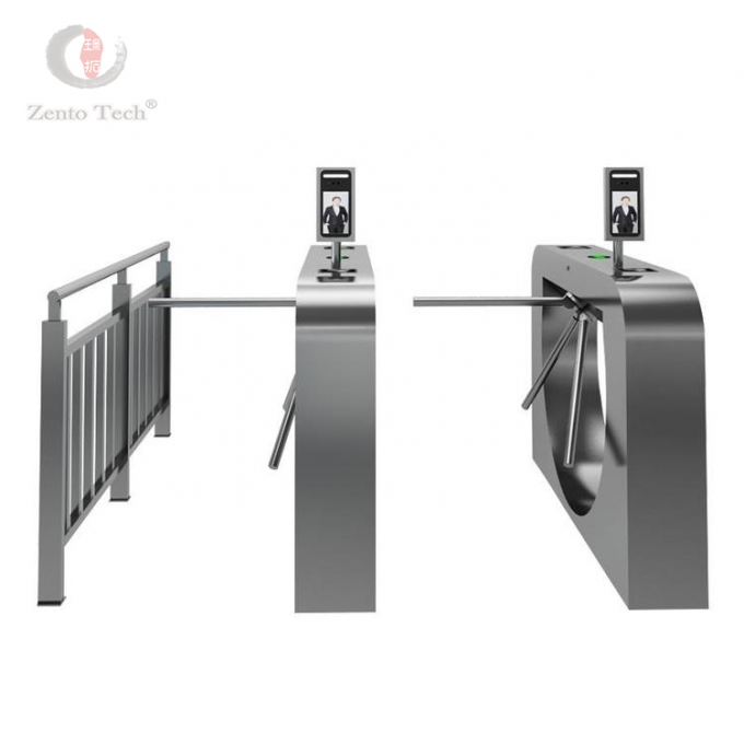 Passage Width 550mm Automatic Tripod Turnstile Gate Opening Time 0.2s