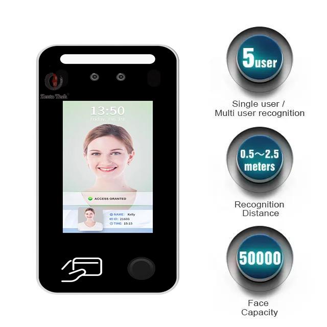 Ai Rfid Face Recognition Terminals Dc12v 4 Core Cpu