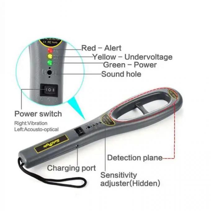 Full Body Handheld Security Metal Detector Security Metal Detector Wand